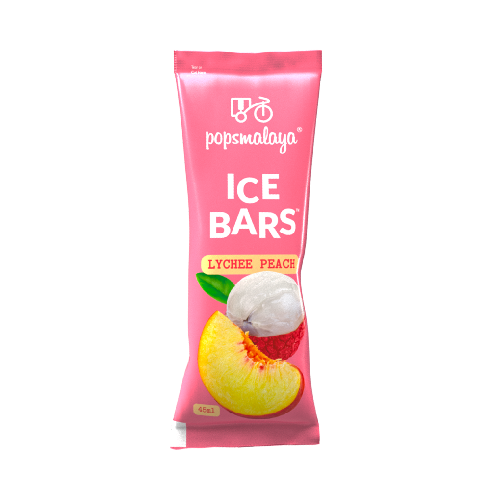 Ice Bars Lychee Peach – Pops Malaya